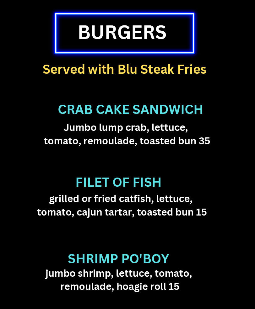 Food Menu 1 – Blu Seafood House